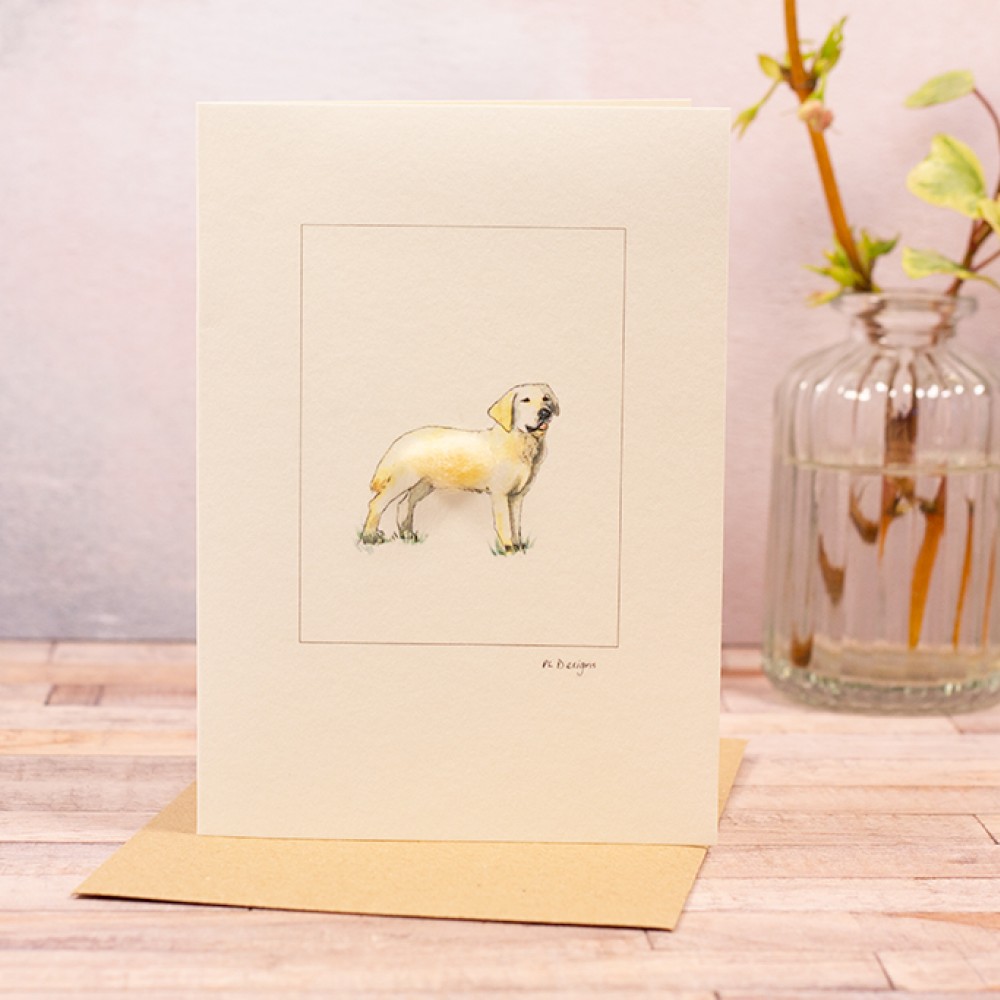 Cream Labrador Greetings Card - Papersheep (Trade Only)