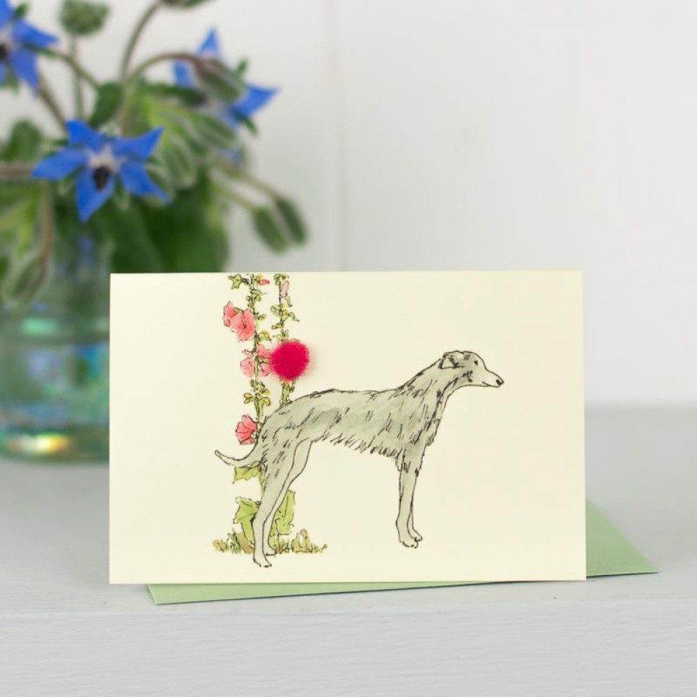 Mini lurcher card - Papersheep (Trade Only)