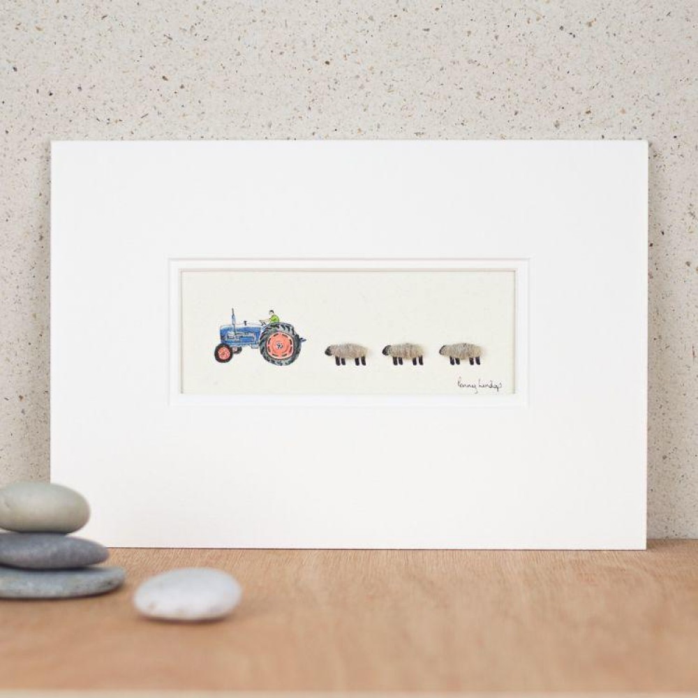 Blue Ford Tractor print - Papersheep (Trade Only)