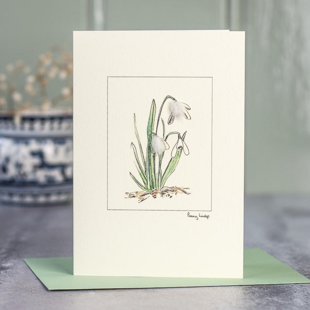 Snowdrop card - Papersheep (Trade Only)