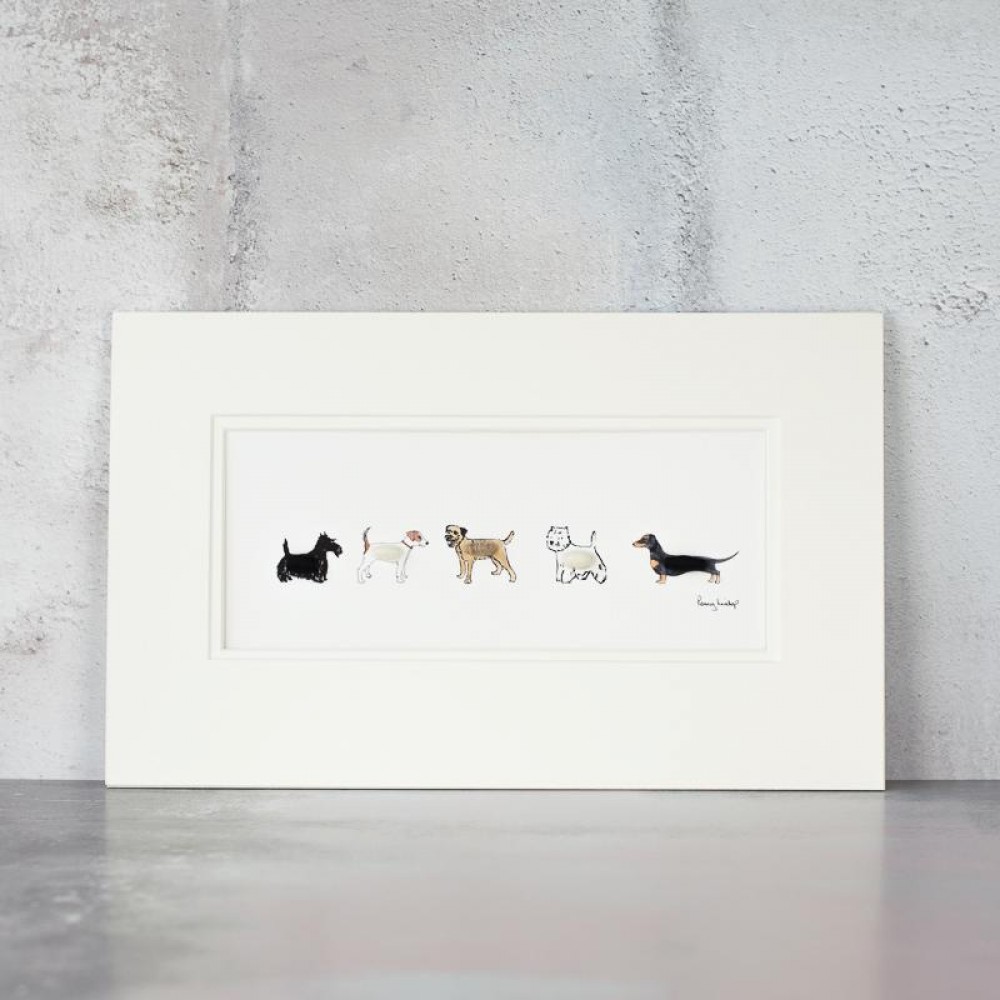 5 Little Dogs print - Papersheep (Trade Only)